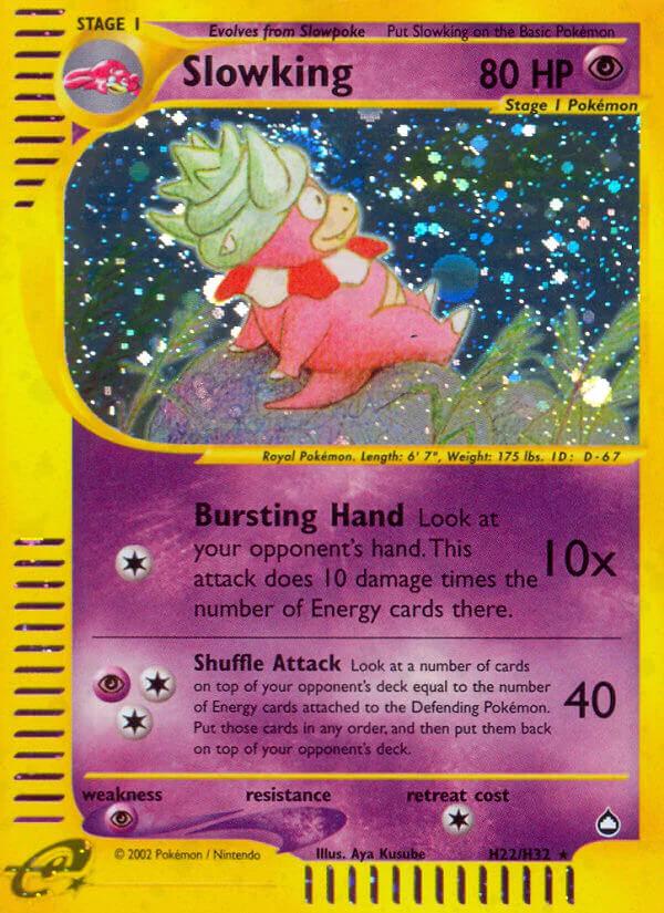 Slowking #H22 Prices | Pokemon Aquapolis | Pokemon Cards