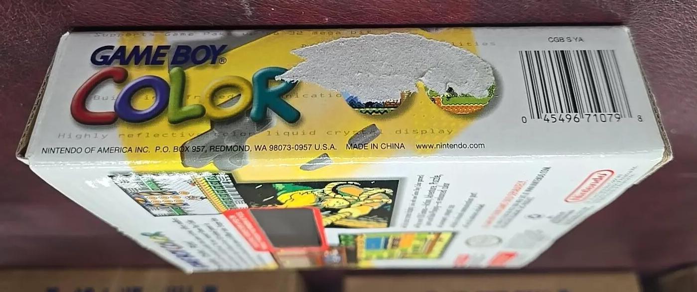 Game Boy Color Yellow Prices GameBoy Color | Compare Loose, CIB & New ...