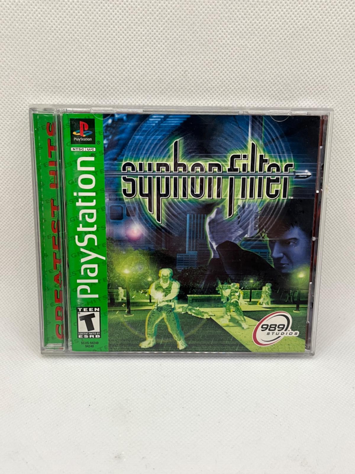 Syphon Filter | Item, Box, and Manual | Playstation