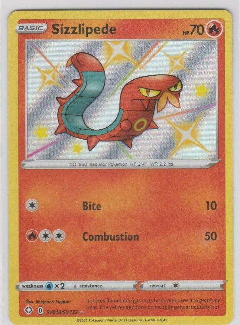 Sizzlipede #SV018 Prices | Pokemon Shining Fates | Pokemon Cards