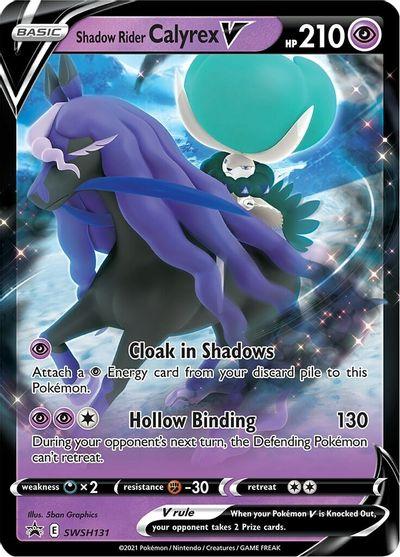 Shadow Rider Calyrex V #SWSH131 Prices | Pokemon Promo | Pokemon Cards