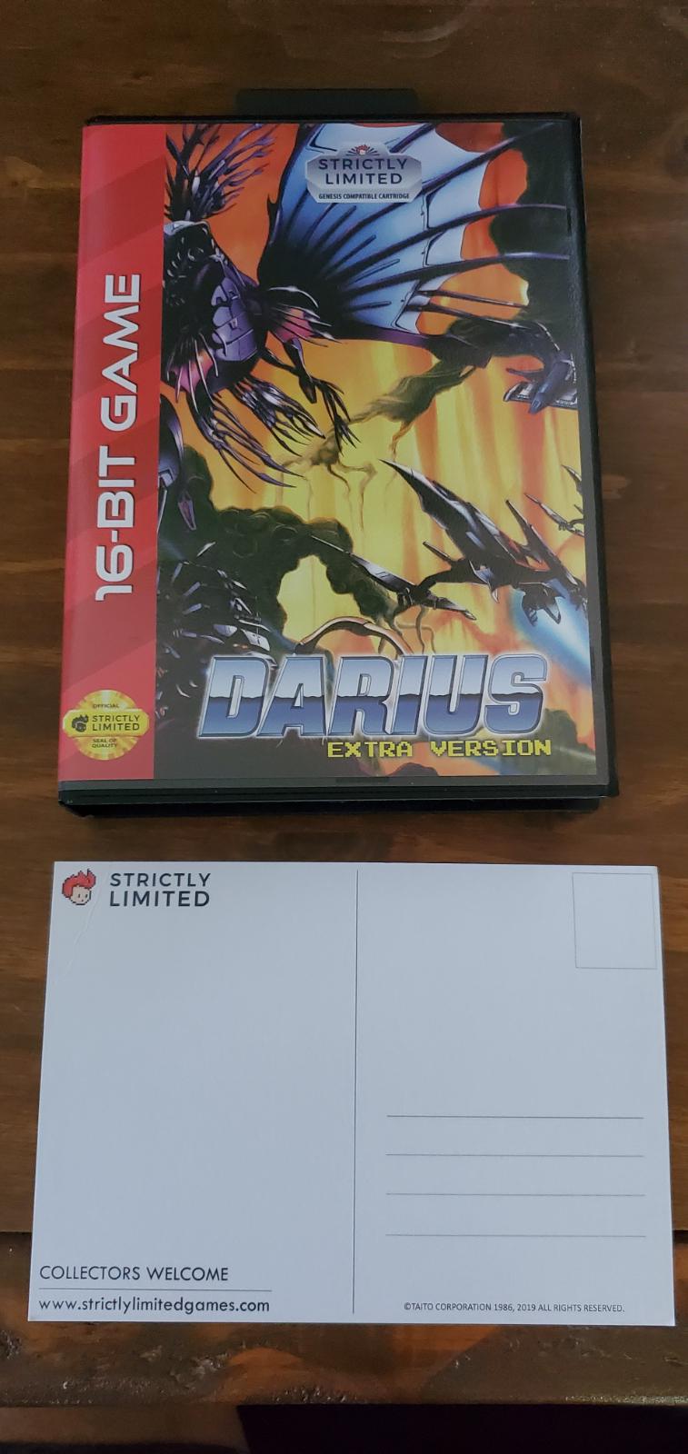 Darius: Extra Version [Homebrew] | New Item, Box, and Manual | Sega Genesis