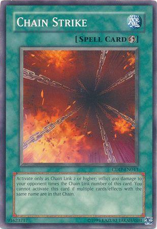 Chain Strike CDIP-EN043 Prices | YuGiOh Cyberdark Impact | YuGiOh Cards