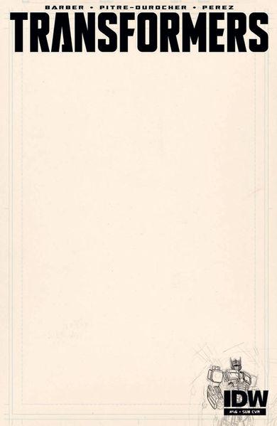 The Transformers [Blank Sketch] #46 (2015) Prices | Transformers Series