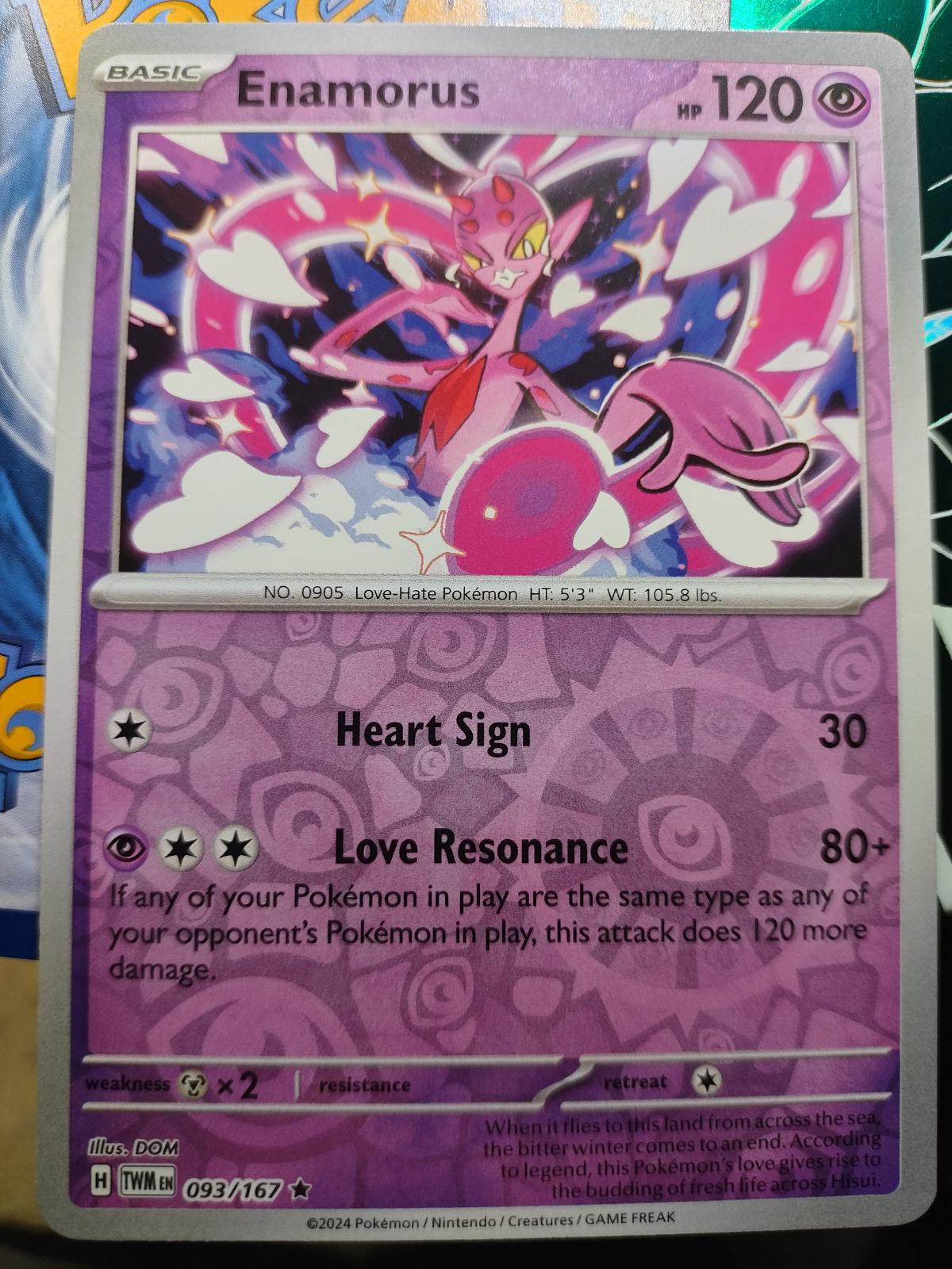 Enamorus [Reverse Holo] #93 Prices | Pokemon Twilight Masquerade ...