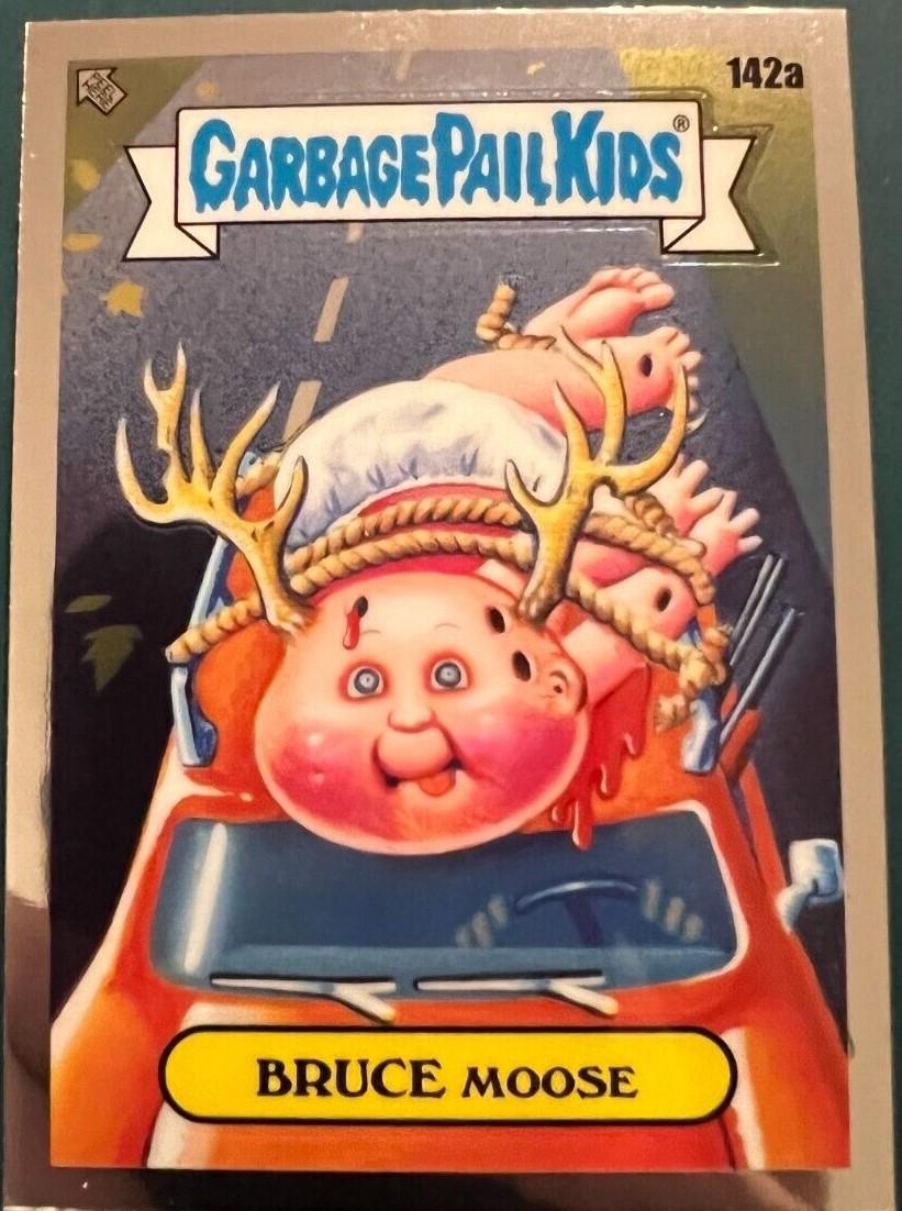 BRUCE MOOSE #142a Prices | 2021 Garbage Pail Kids Chrome | GPK Cards