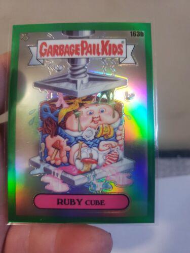 RUBY CUBE [Green] #163b Prices | 2021 Garbage Pail Kids Chrome ...