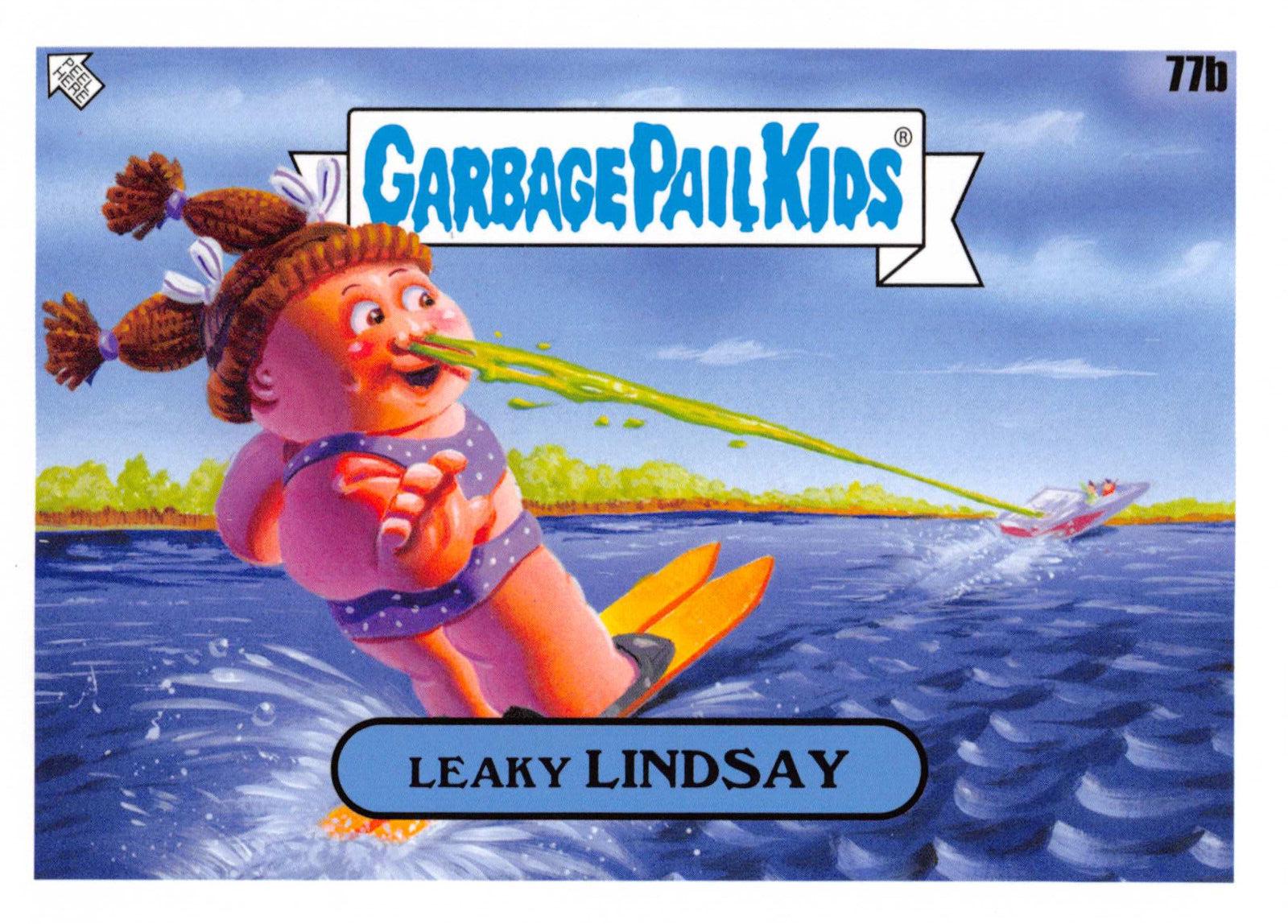 Leaky LINDSAY #77b Prices | Garbage Pail Kids Go on Vacation | GPK Cards
