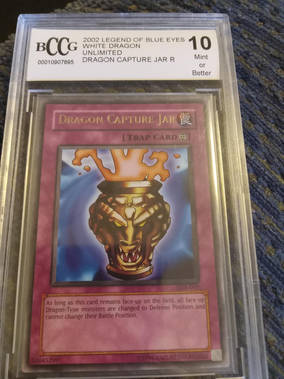 Dragon Capture Jar | BGS 10 | YuGiOh Legend of Blue Eyes White Dragon