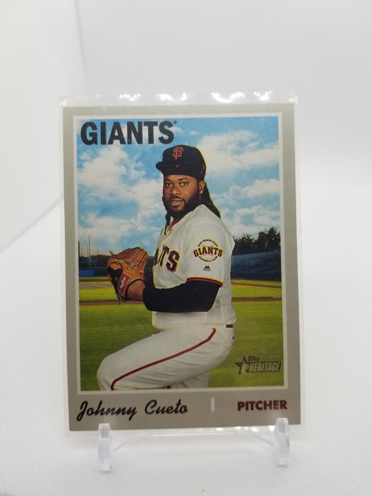 Johnny Cueto | Ungraded | 2019 Topps Heritage