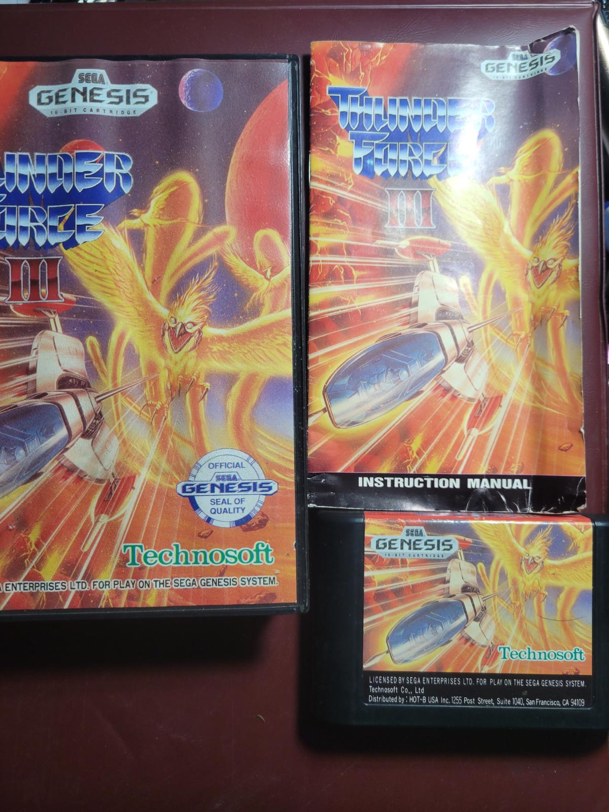 Thunder Force III | Item, Box, and Manual | Sega Genesis