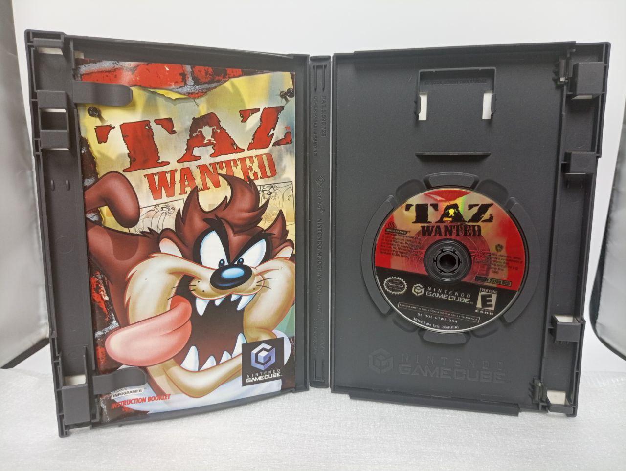 Taz Wanted | Item, Box, and Manual | Gamecube