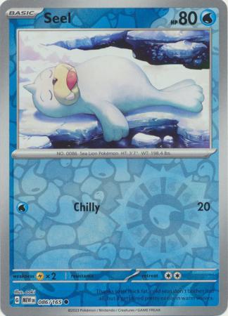 Seel [Reverse Holo] #86 Prices | Pokemon Scarlet & Violet 151 | Pokemon ...
