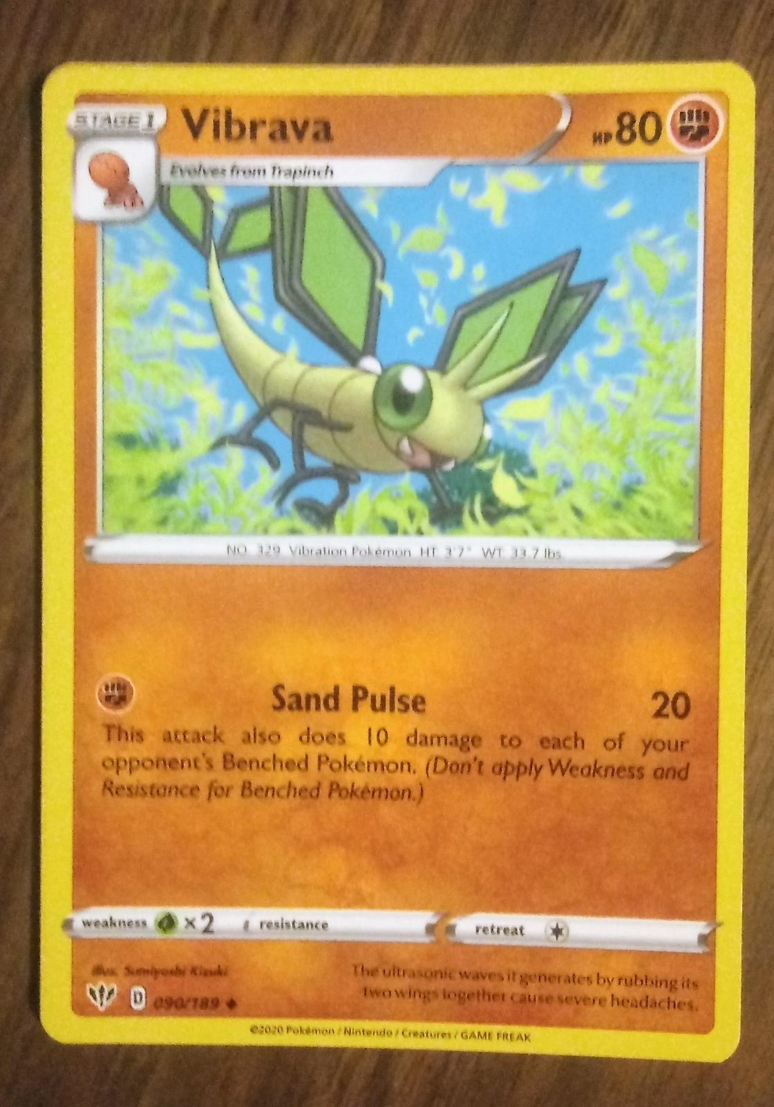 Vibrava | Ungraded | Pokemon Darkness Ablaze