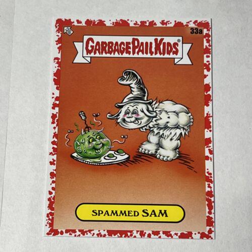 Spammed Sam [Red] #33a Prices | Garbage Pail Kids Book Worms | GPK Cards