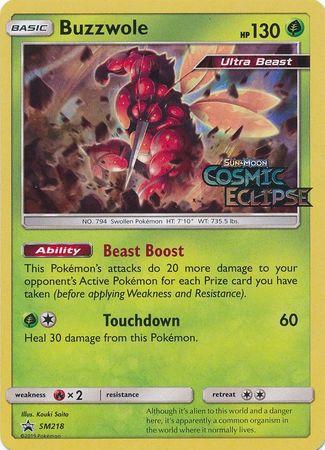 Buzzwole #SM218 Prices | Pokemon Promo | Pokemon Cards