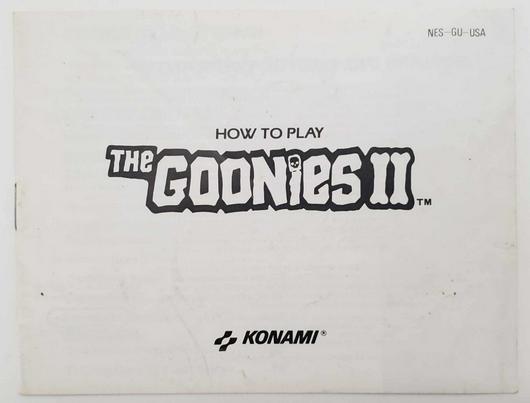 The Goonies II | Item only | NES