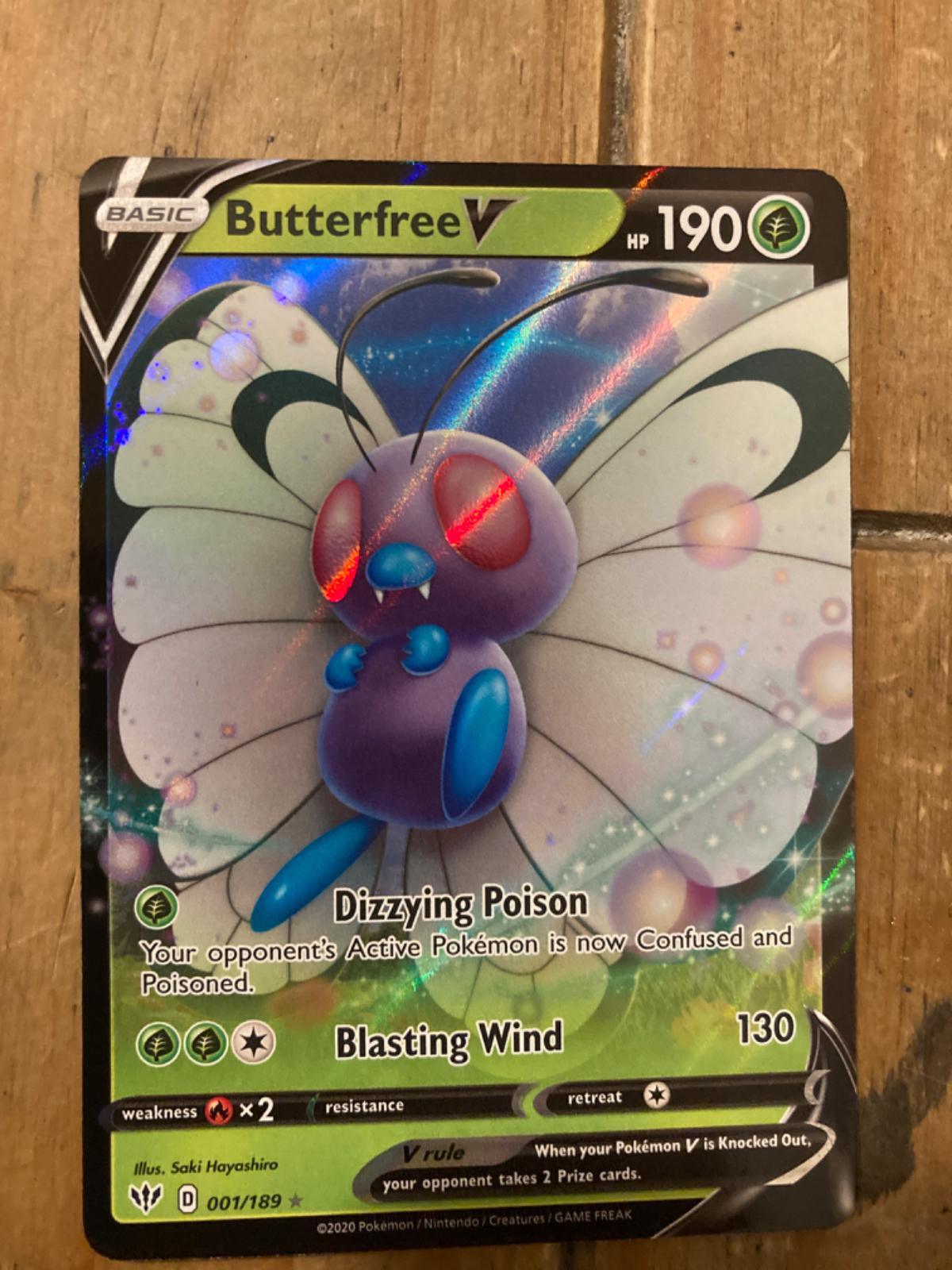 Butterfree V | Graded 9 | Pokemon Darkness Ablaze