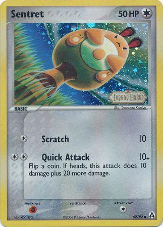 Sentret [Reverse Holo] #62 Prices | Pokemon Legend Maker | Pokemon Cards