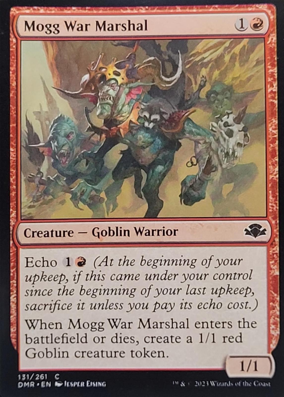 Mogg War Marshal #131 Prices | Magic Dominaria Remastered | Magic Cards