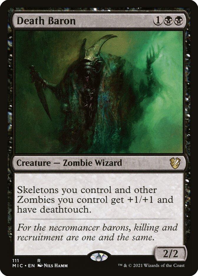 Death Baron #111 Prices | Magic Midnight Hunt Commander | Magic Cards