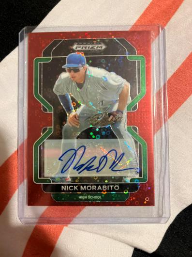 Nick Morabito [Red Donut Circles Autograph] | Ungraded | 2022 Panini ...