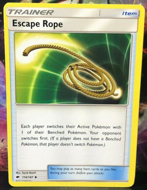 Escape Rope #114 Prices | Pokemon Burning Shadows | Pokemon Cards