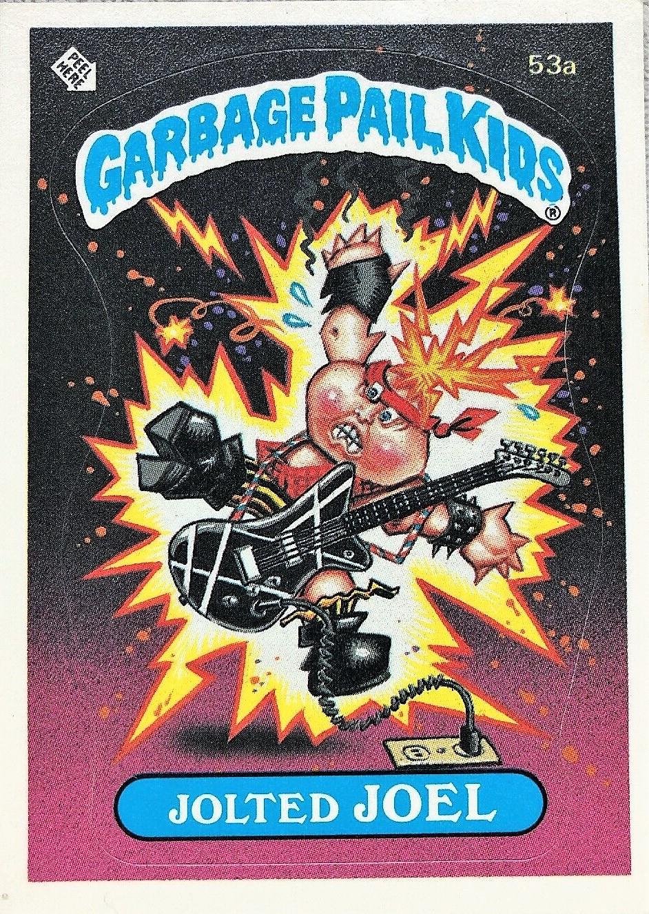 Jolted JOEL #53a Prices | 1985 Garbage Pail Kids | GPK Cards