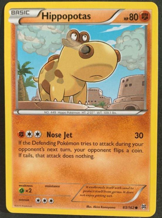 Hippopotas #83 Prices | Pokemon BREAKthrough | Pokemon Cards