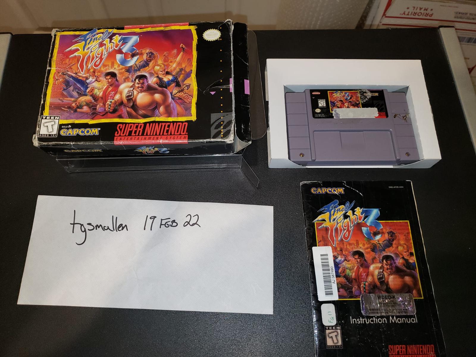 Final Fight 3 | Item, Box, and Manual | Super Nintendo
