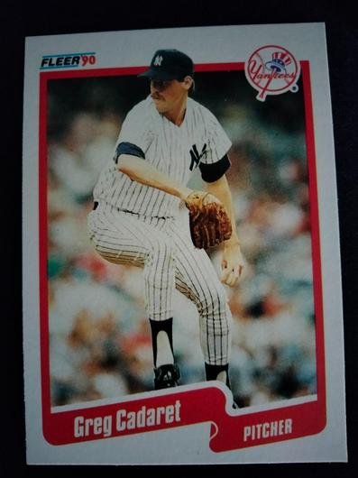 Greg Cadaret | Ungraded | 1990 Fleer