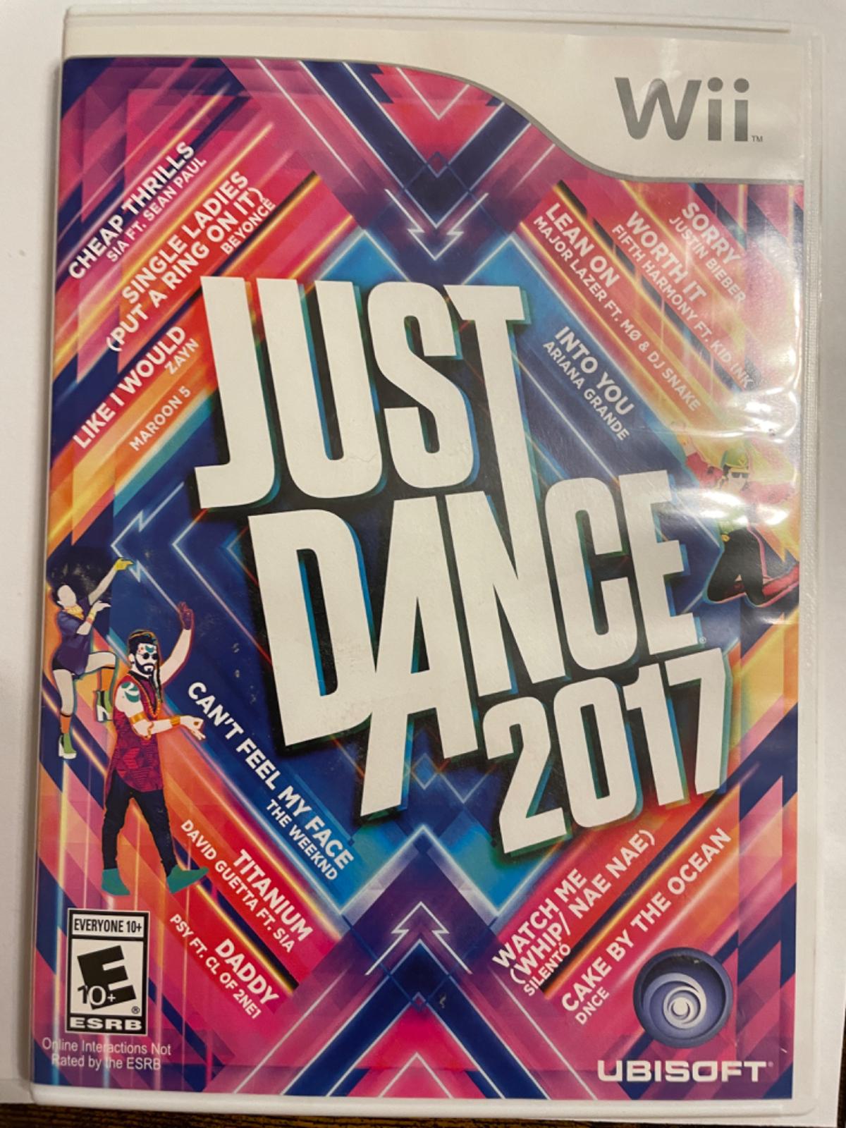 Just Dance 2017 | Item, Box, and Manual | Wii