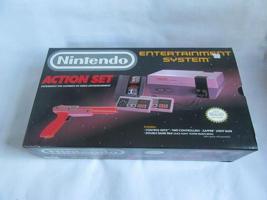 Nintendo NES Action Set Console | Item, Box, and Manual | NES