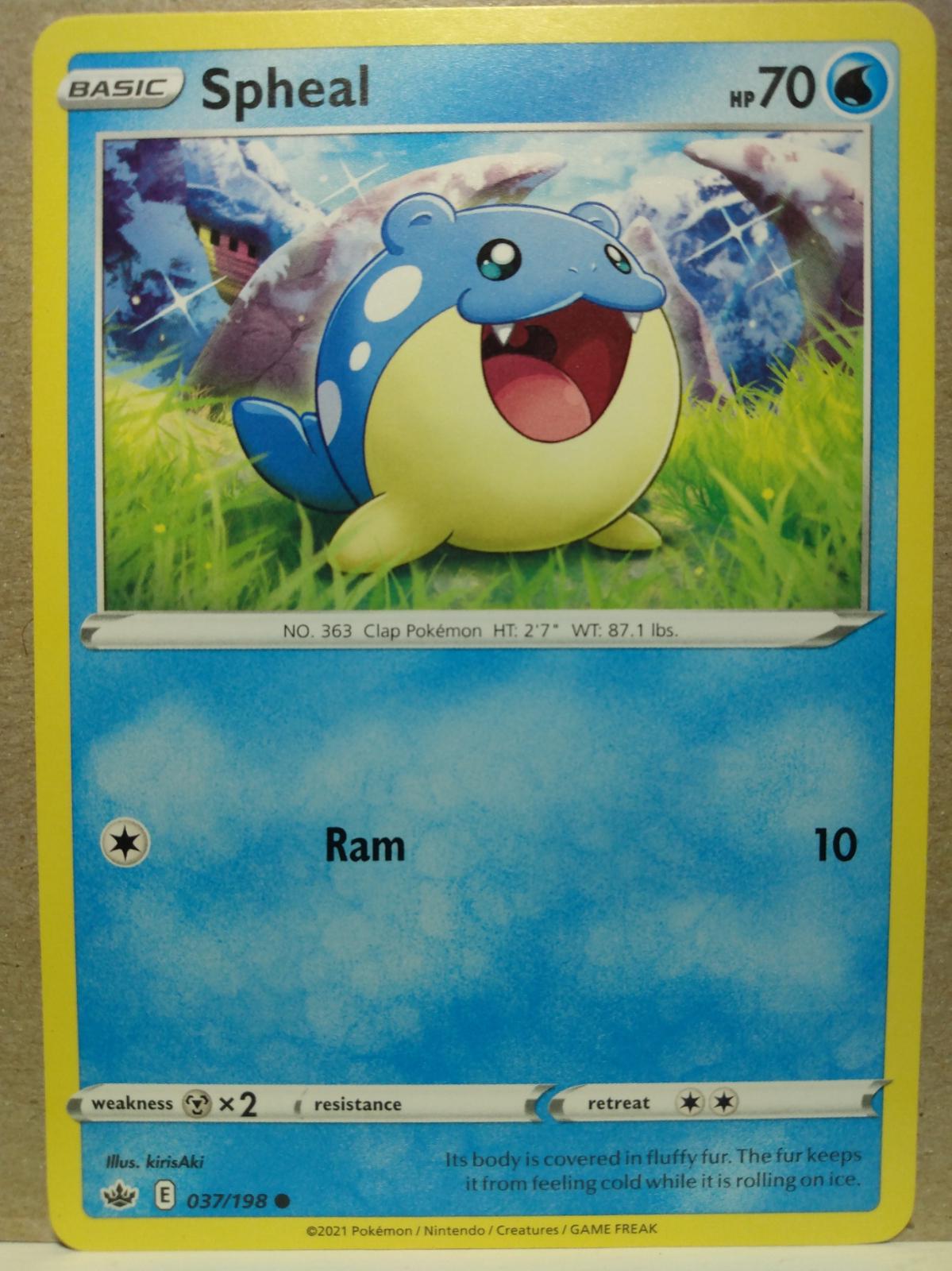 Spheal #37 Prices | Pokemon Chilling Reign | Pokemon Cards