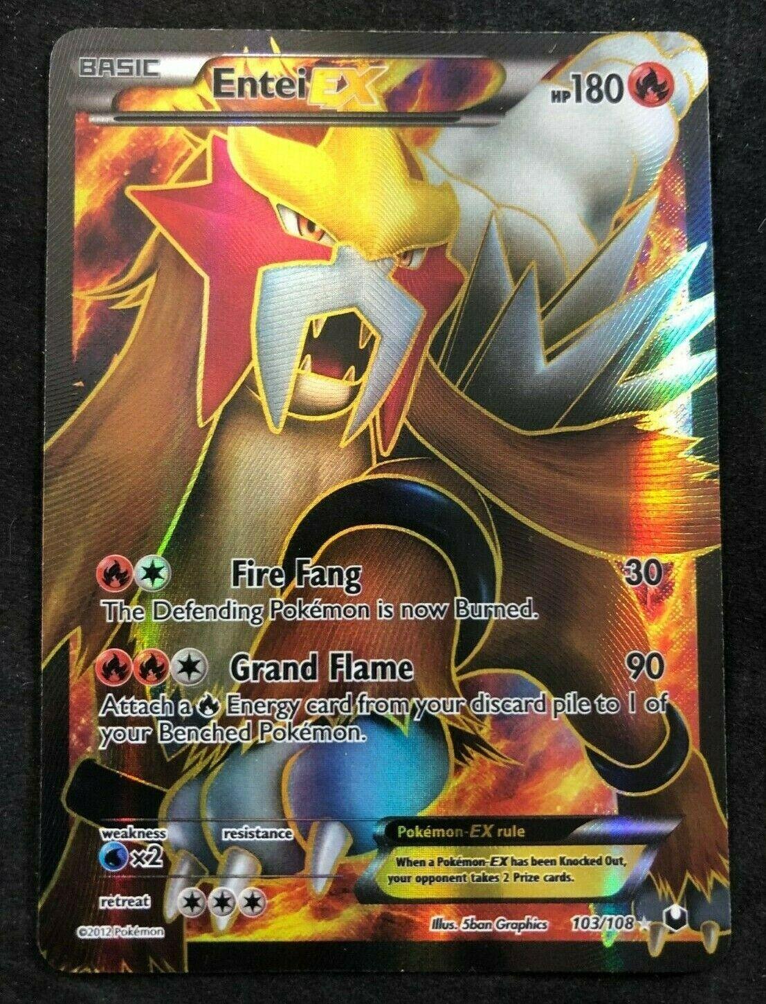 Entei EX #103 Prices | Pokemon Dark Explorers | Pokemon Cards