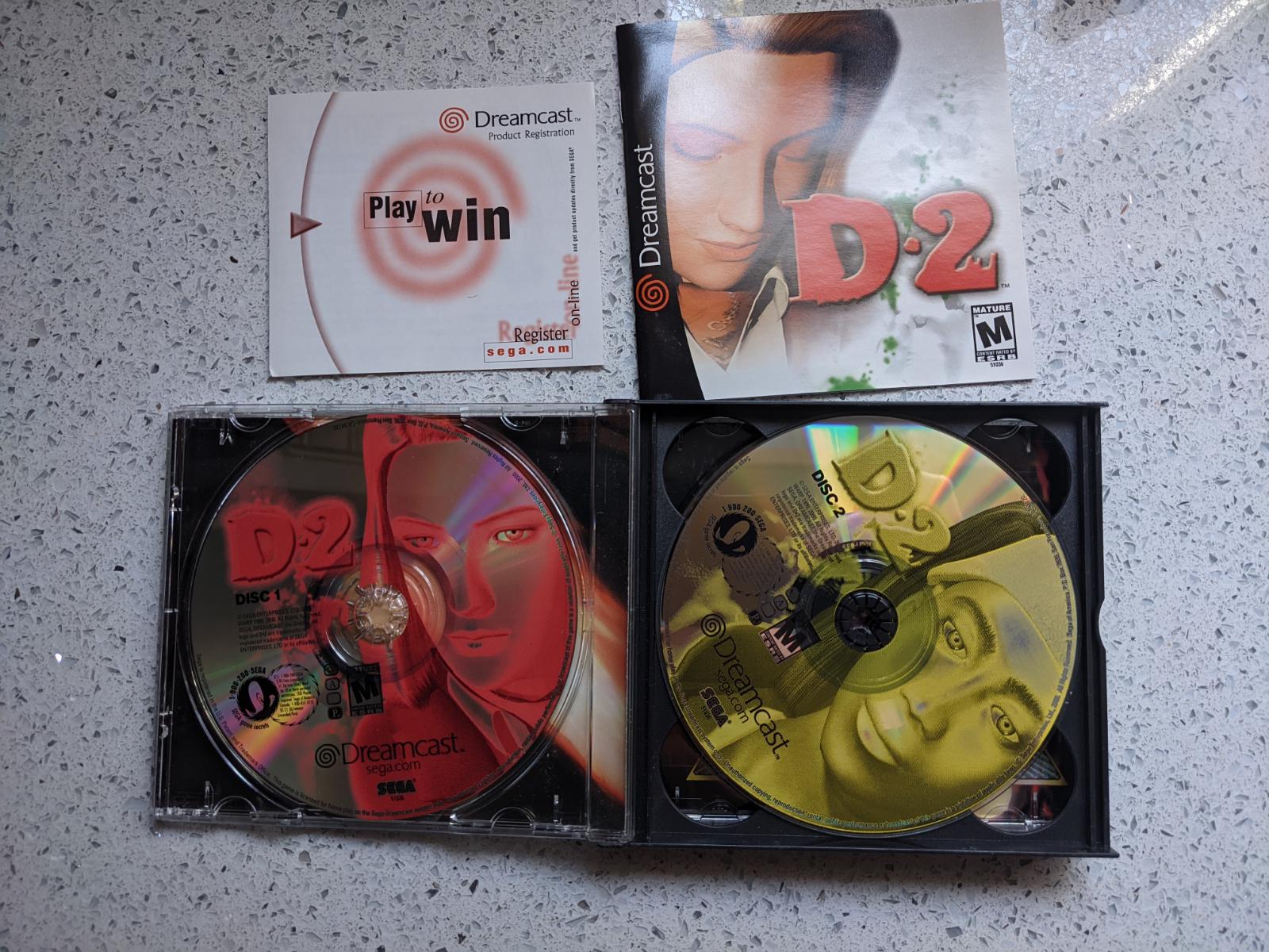 D2 | Item, Box, and Manual | Sega Dreamcast