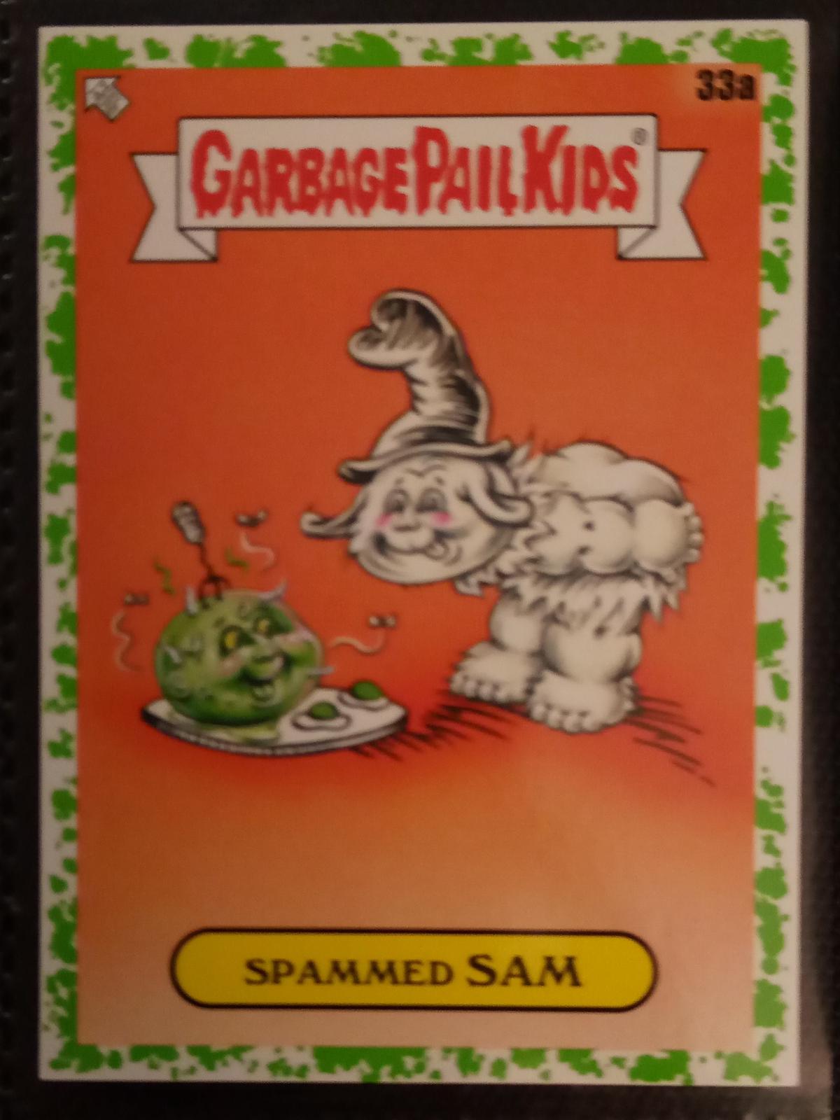 Spammed Sam [Green] #33a Prices | Garbage Pail Kids Book Worms ...