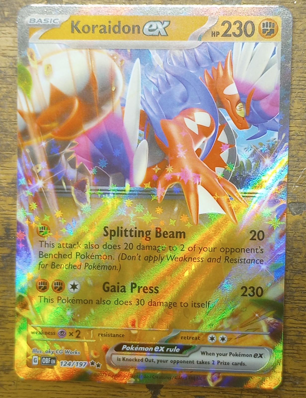 Koraidon ex | Ungraded | Pokemon Obsidian Flames