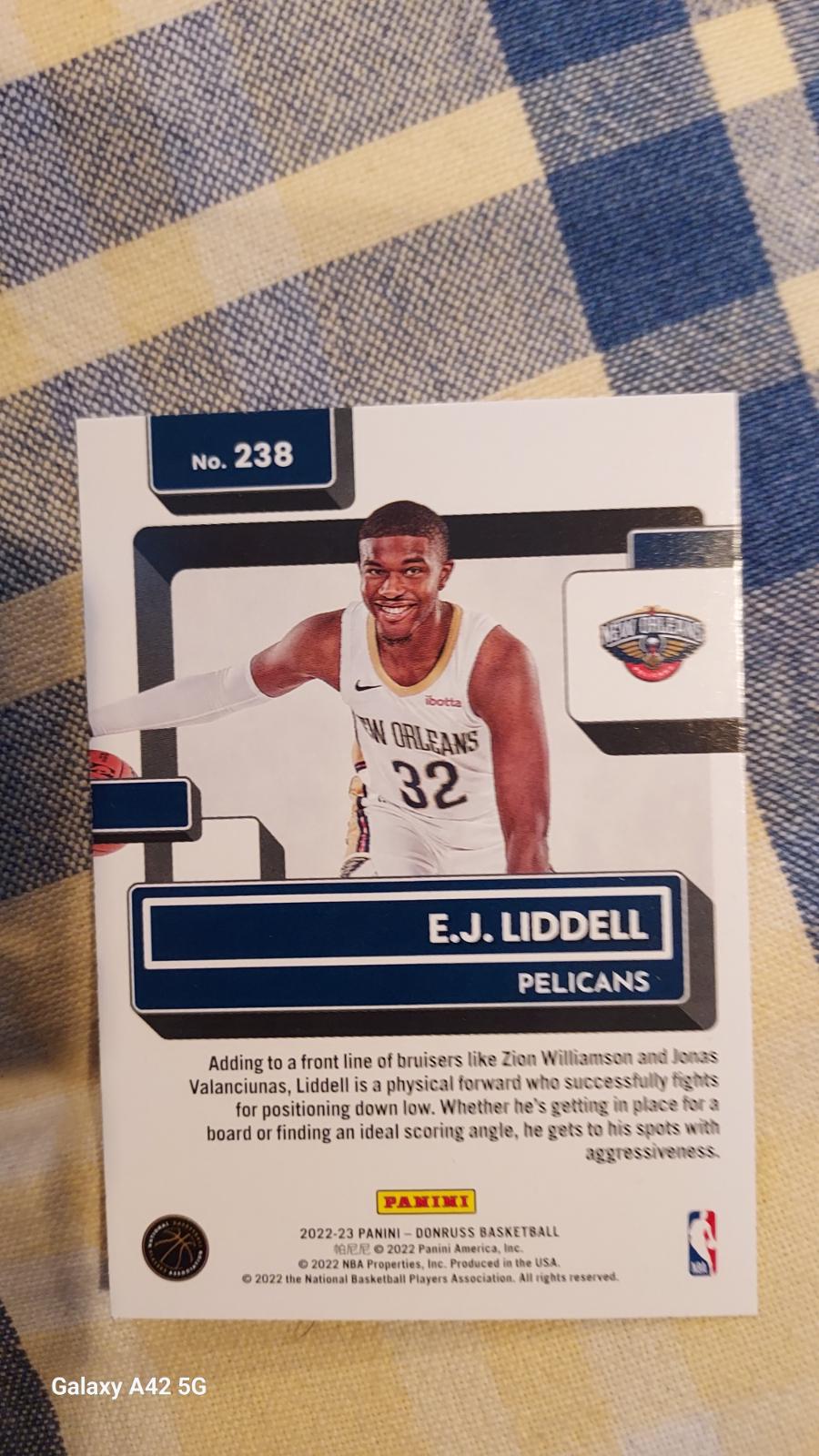 E. J. Liddell #238 Prices [Rookie] | 2022 Panini Donruss | Basketball Cards