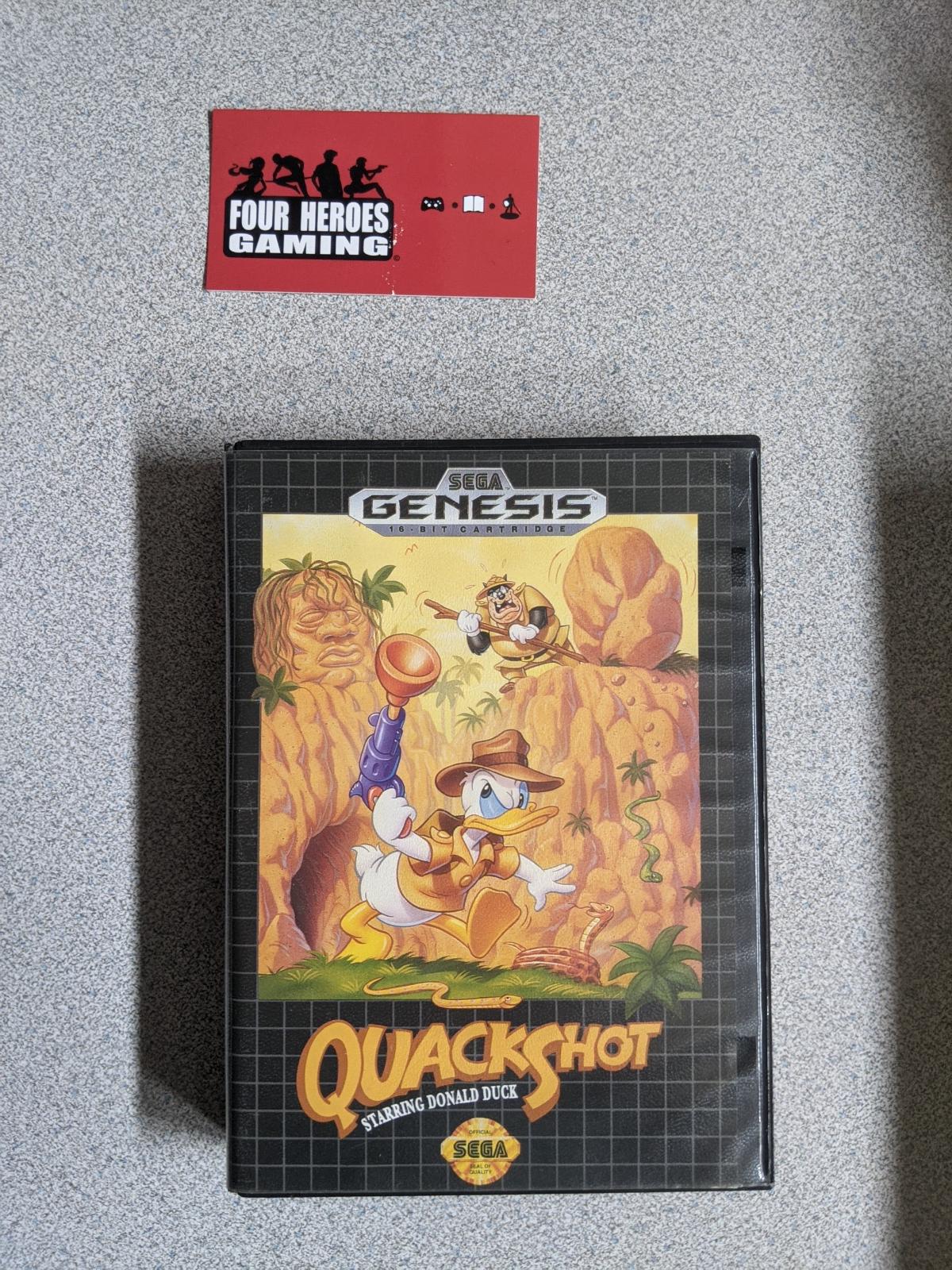 QuackShot Starring Donald Duck | Item, Box, and Manual | Sega Genesis