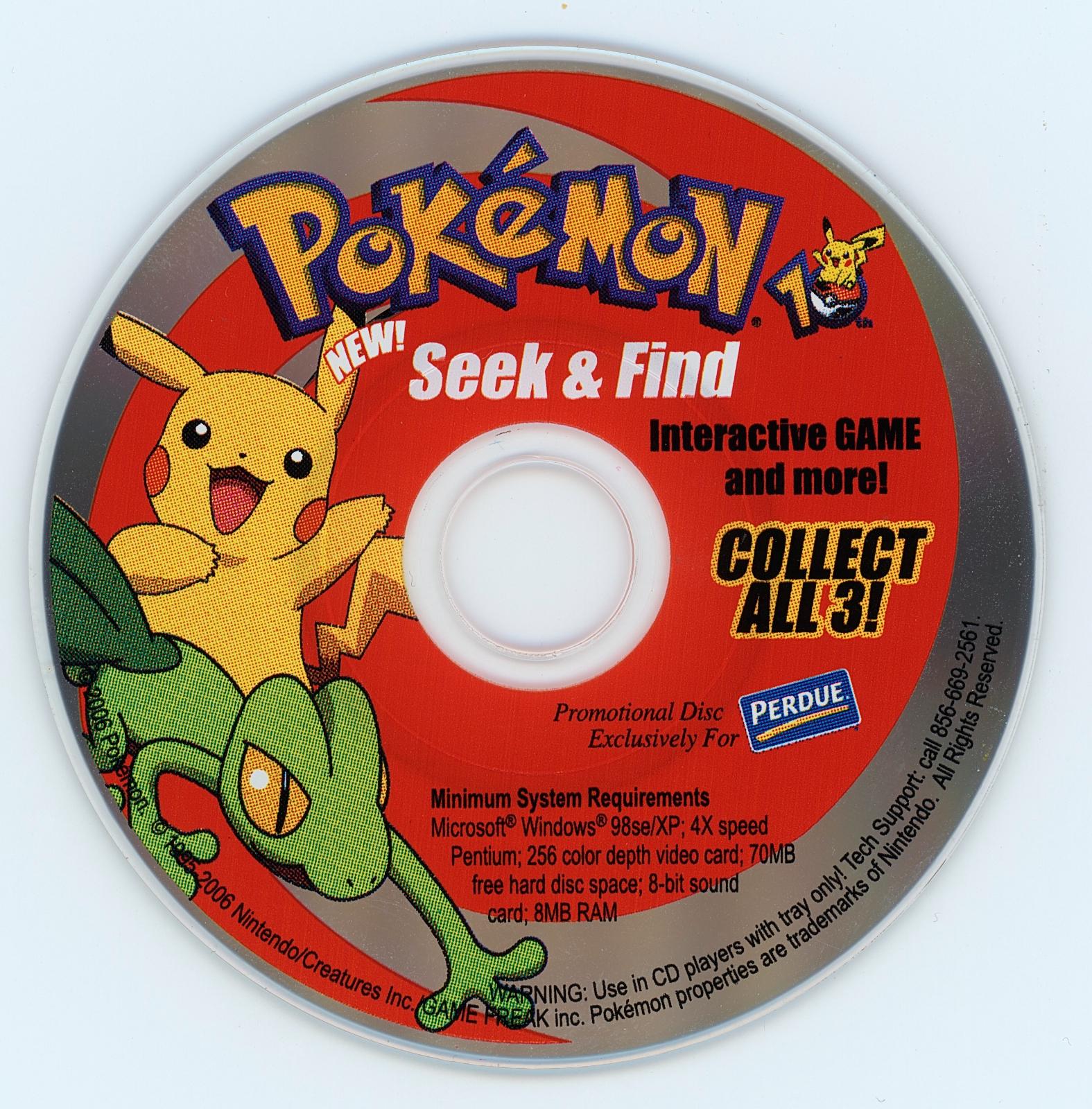 Pokemon Seek & Find Prices PC Games | Compare Loose, CIB & New Prices