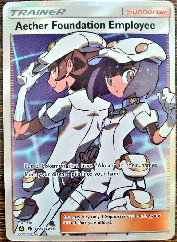 Aether Foundation Employee #SV81 Prices | Pokemon Hidden Fates ...