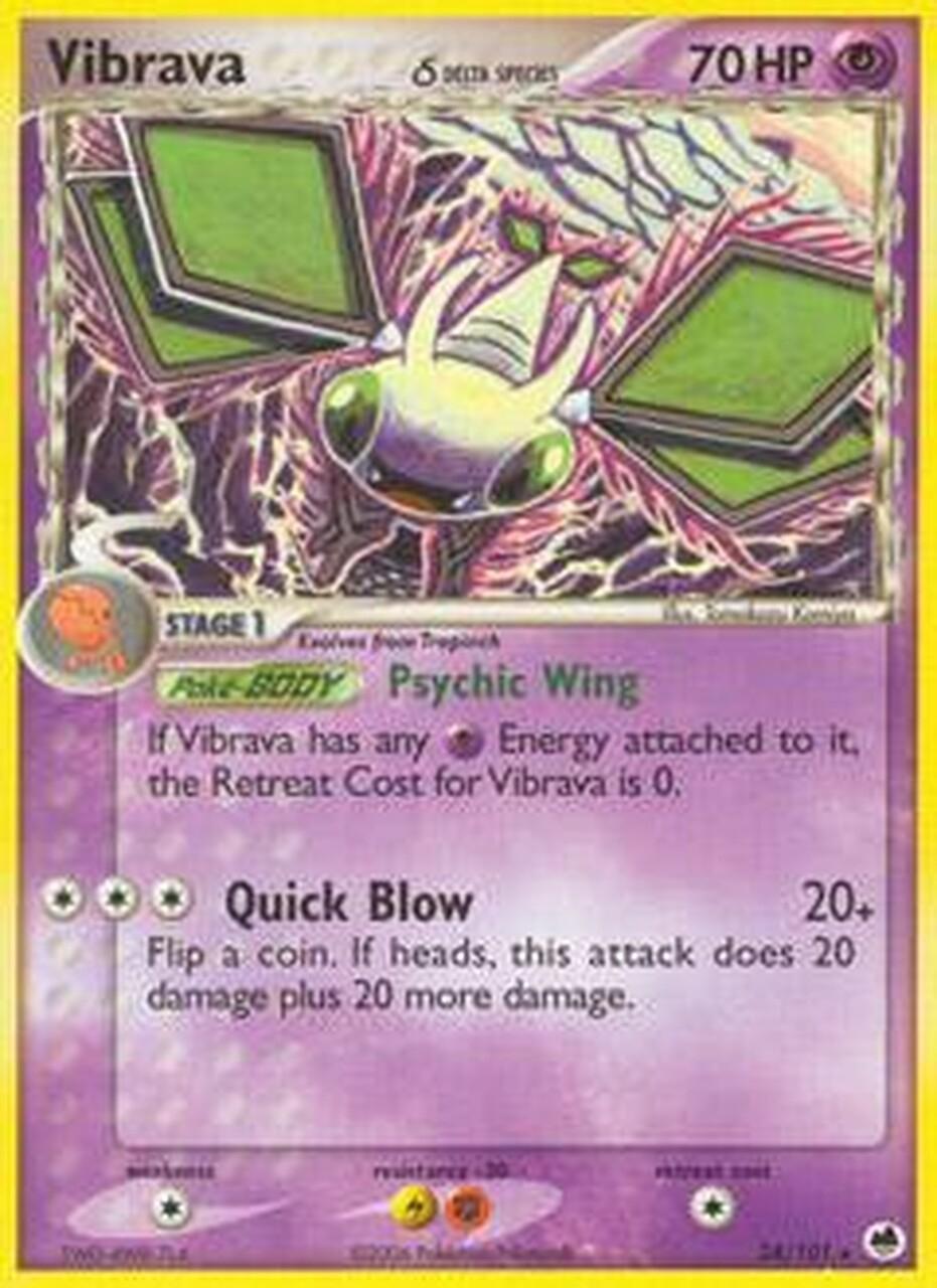Vibrava #24 Prices | Pokemon Dragon Frontiers | Pokemon Cards