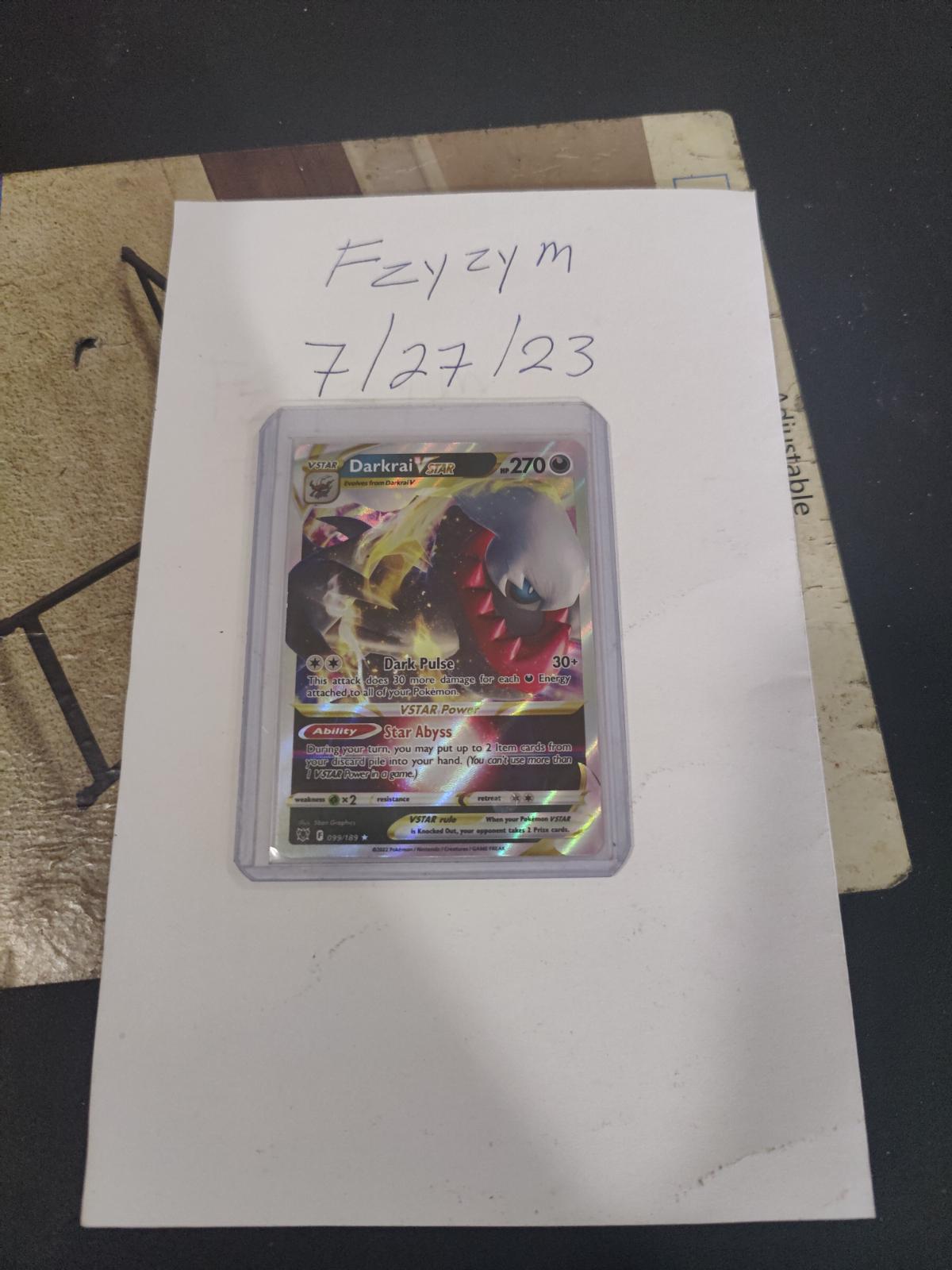 Darkrai VSTAR | Ungraded | Pokemon Astral Radiance