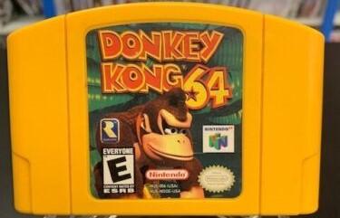 Donkey Kong 64 [Not For Resale Yellow] | Item only | Nintendo 64
