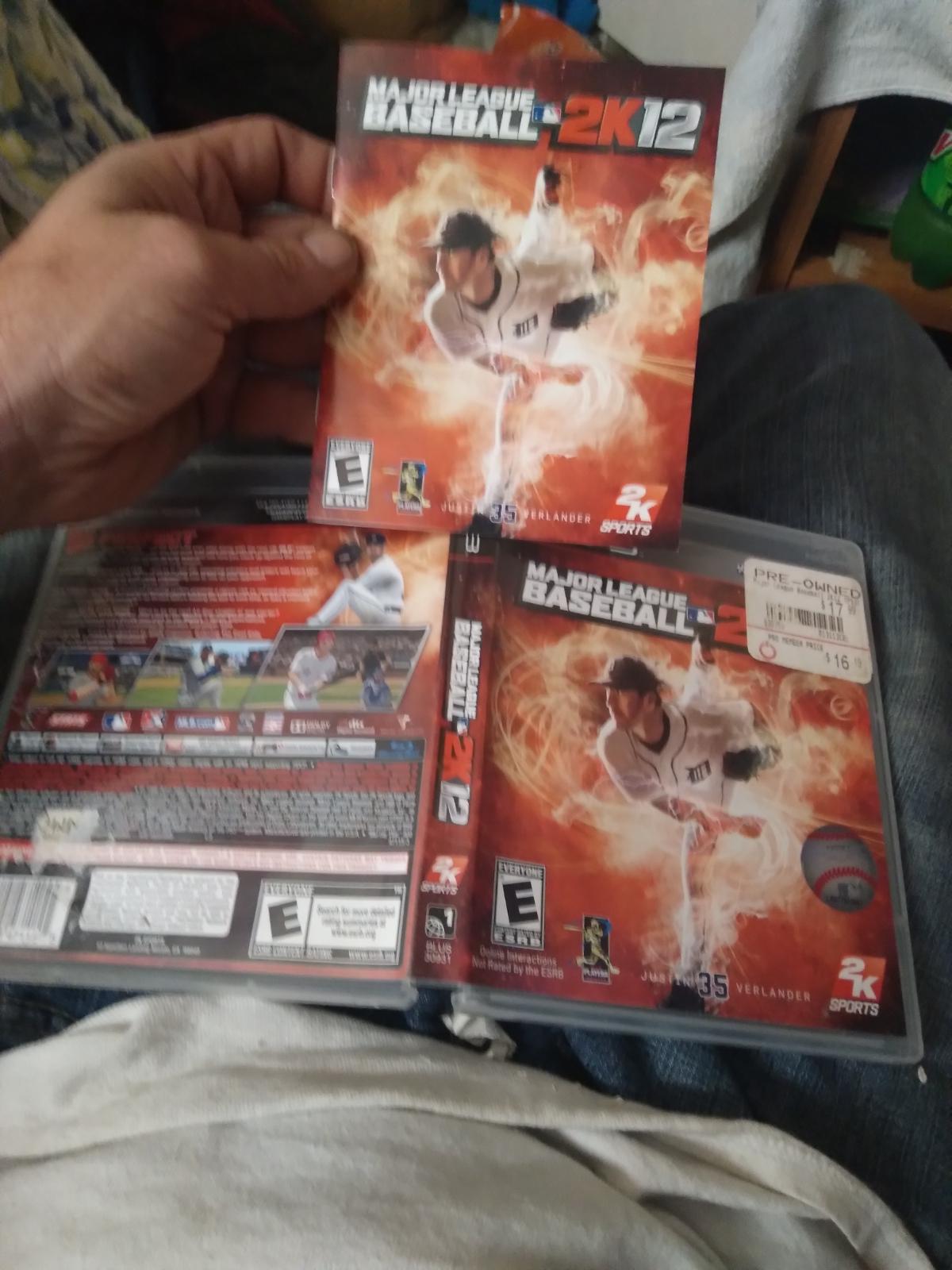 Major League Baseball 2K12 | Box and Manual only | Playstation 3