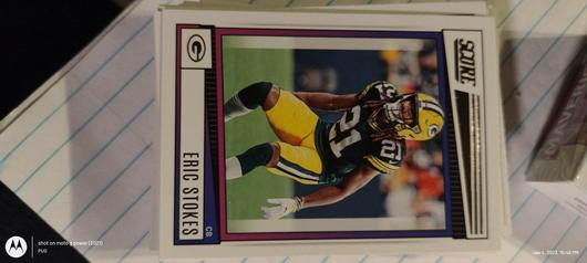 Eric Stokes | Ungraded | 2022 Panini Score