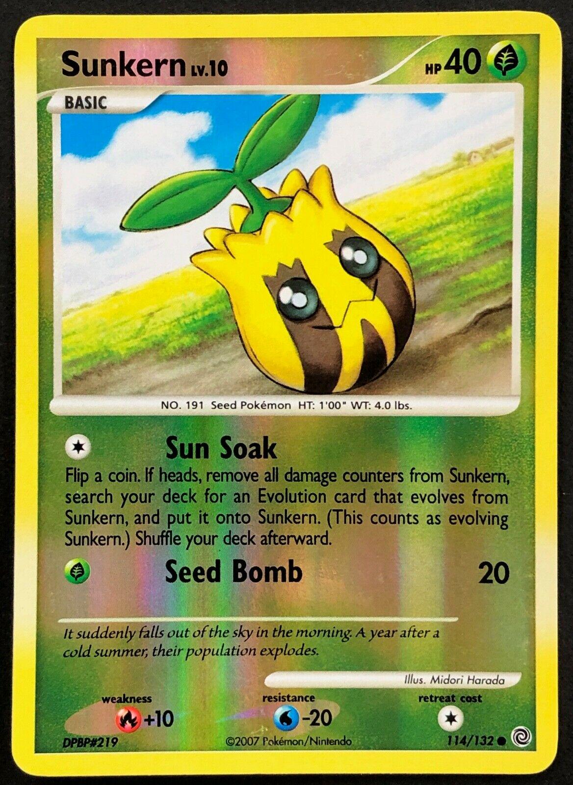 Sunkern [Reverse Holo] #114 Prices | Pokemon Secret Wonders | Pokemon Cards