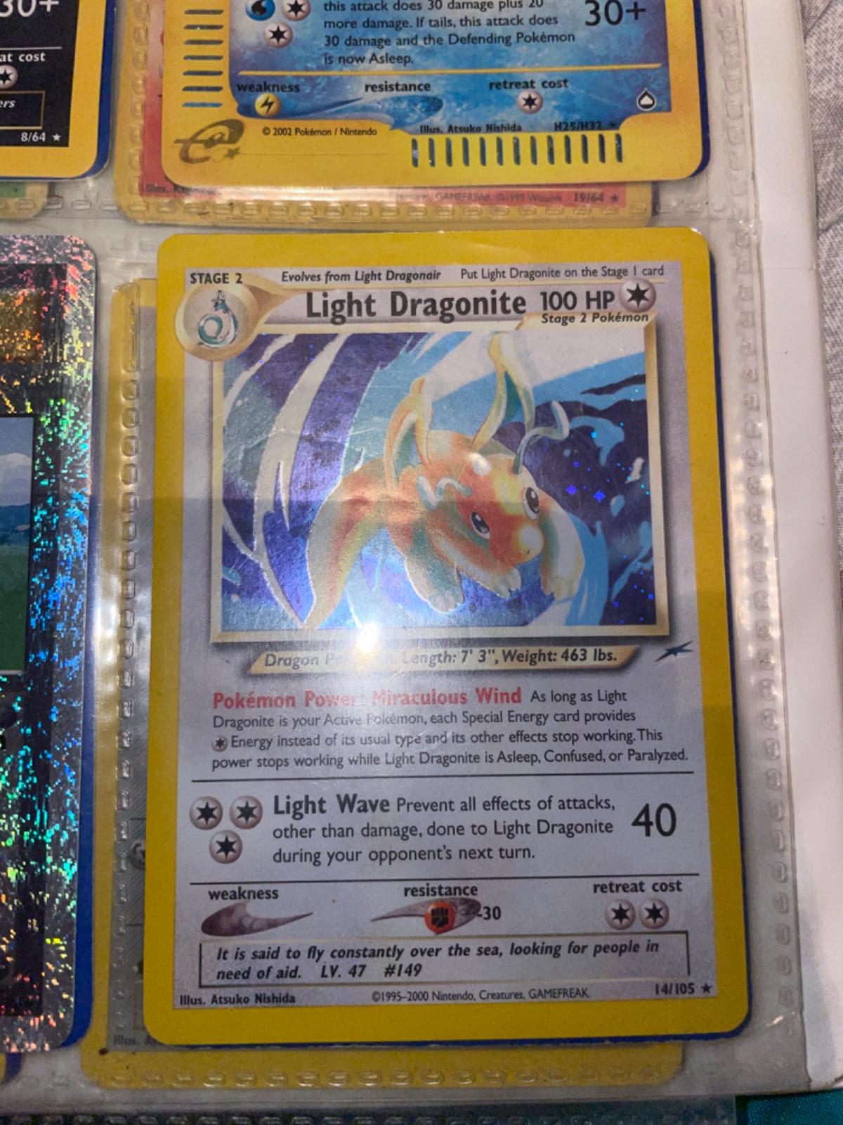 Light Dragonite | Ungraded | Pokemon Neo Destiny