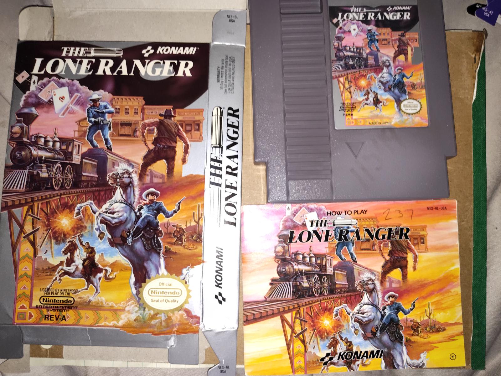 Lone Ranger | Item, Box, and Manual | NES